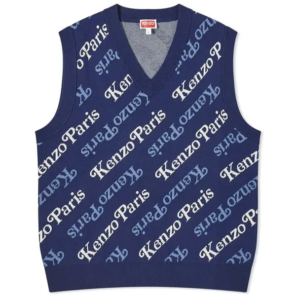 Kenzo X Verdy Knit Vest In Midnight Blue - 65% Off | Editorialist